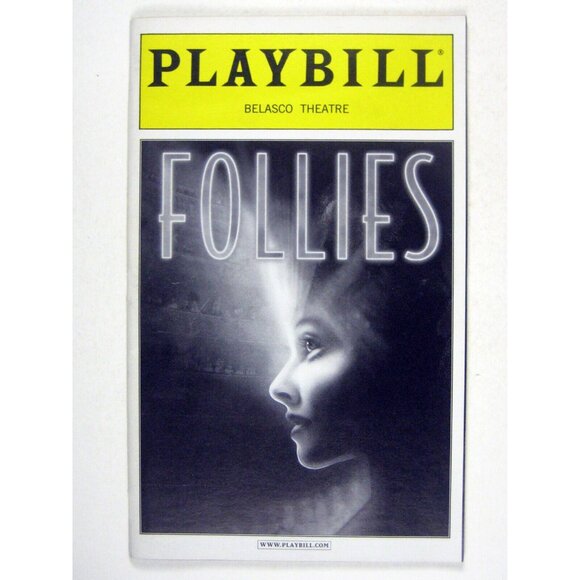 Other | Follies Playbill April 201 Blythe Danner Gregory Harrison Judith Ivey Ticket | Poshmark